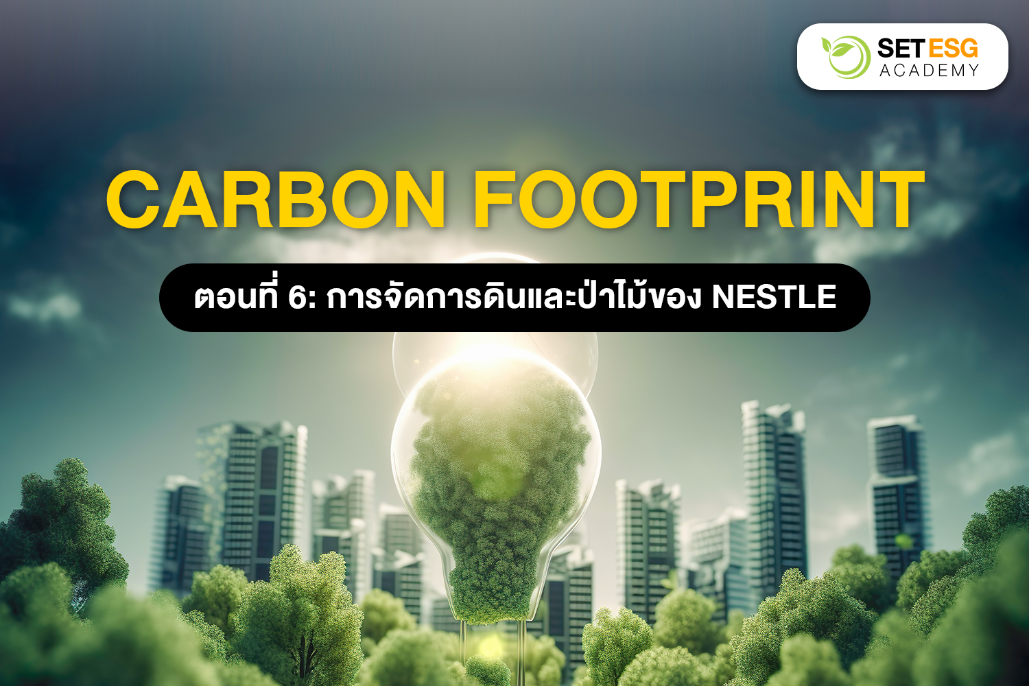 Carbon Footprint ตอนที่ 3 : ตลาดหลักทรัพย์แห่งประเทศไทย - ศูนย์พัฒนา ...